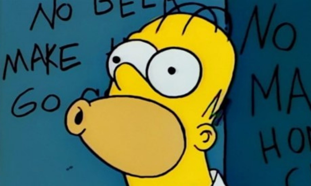 ¿Lo viste? Homero Simpson usó su propio meme en un capítulo